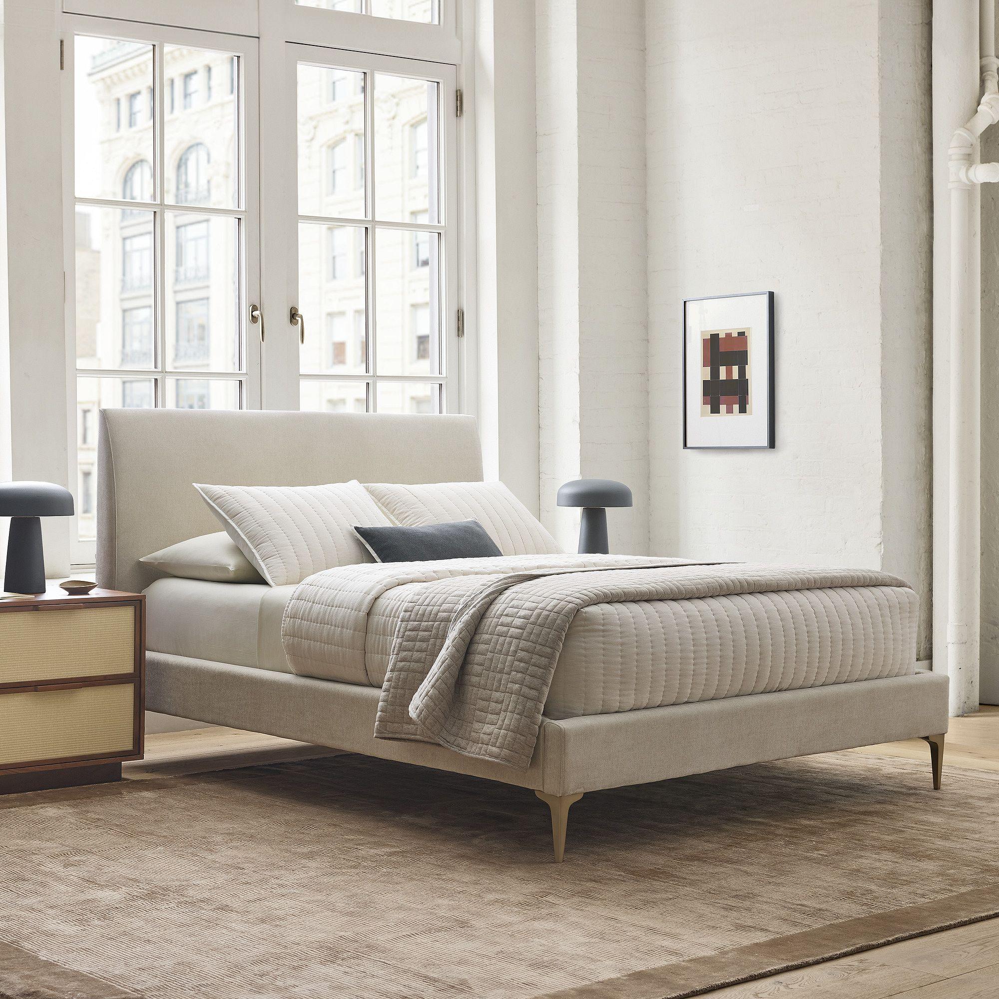 West elm metal bed store